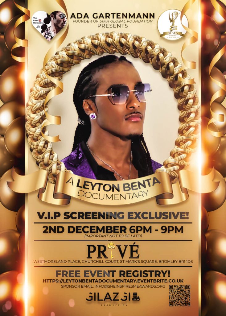 Soulful singer Leyton Benta’s new documentary aims to inspire many - Nu Origins Magazine